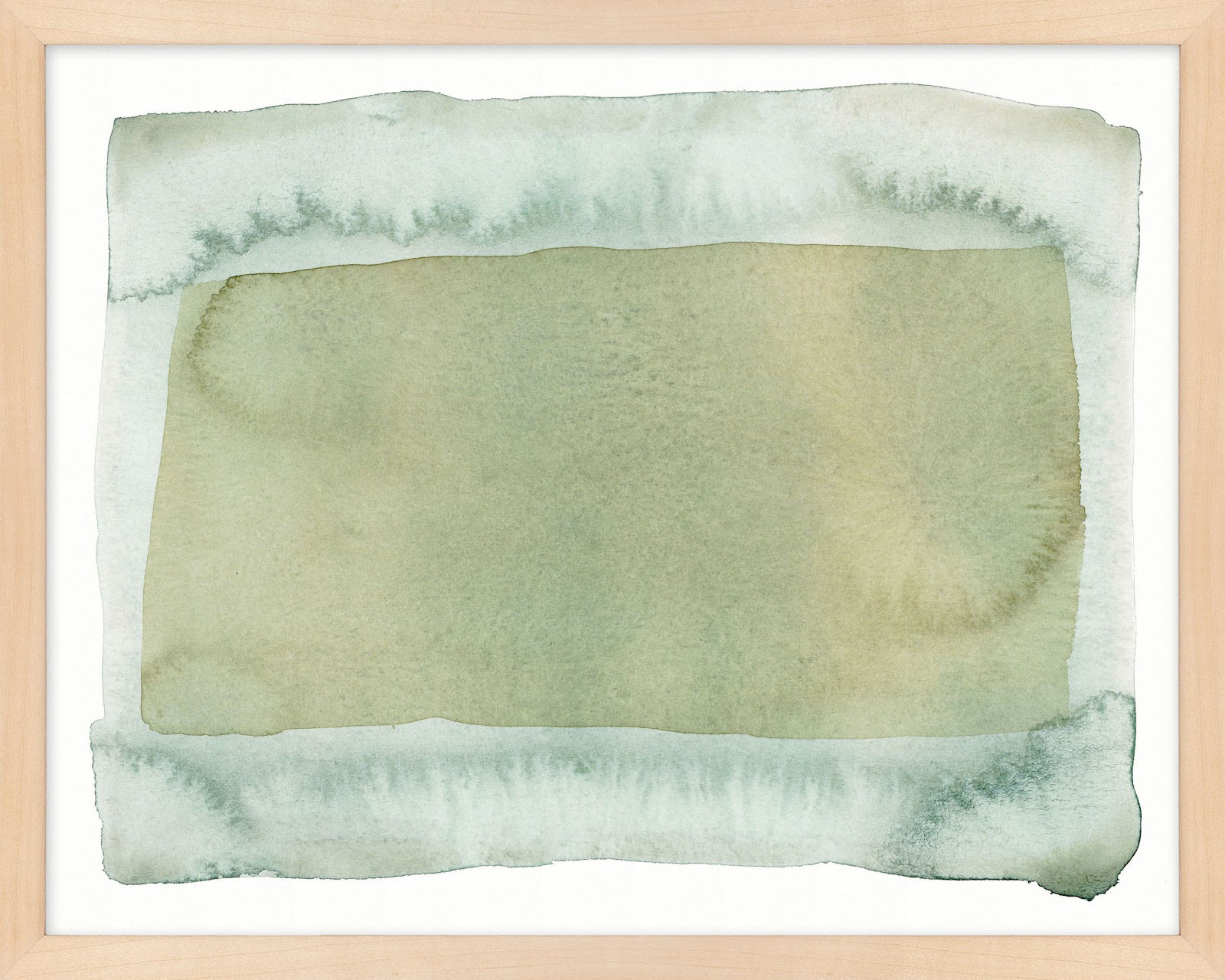 Lipman Art Green On Green By Jacques Pilon - Framed Wall Art | Perigold