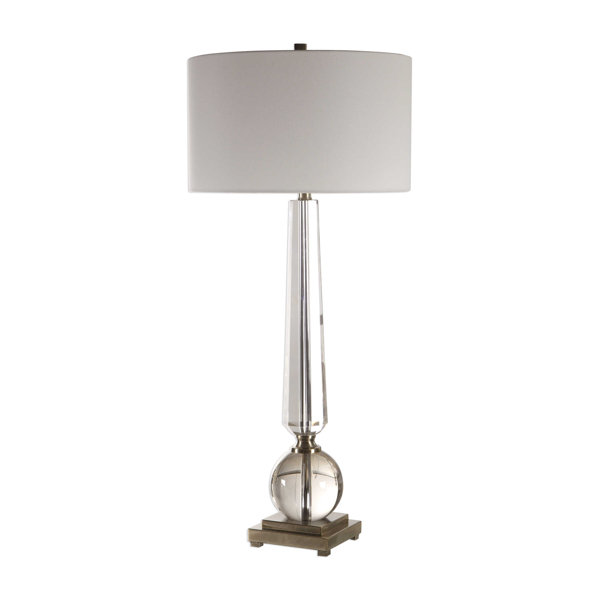 Longshore Tides Macy Crystal 38" Table Lamp | Wayfair