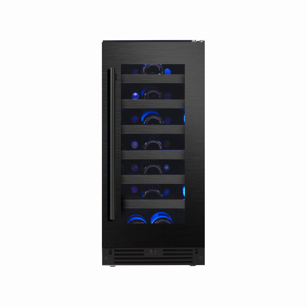 XO Appliance 14.94'' 34 Bottle Single Zone Built-In Wine Refrigerator ...