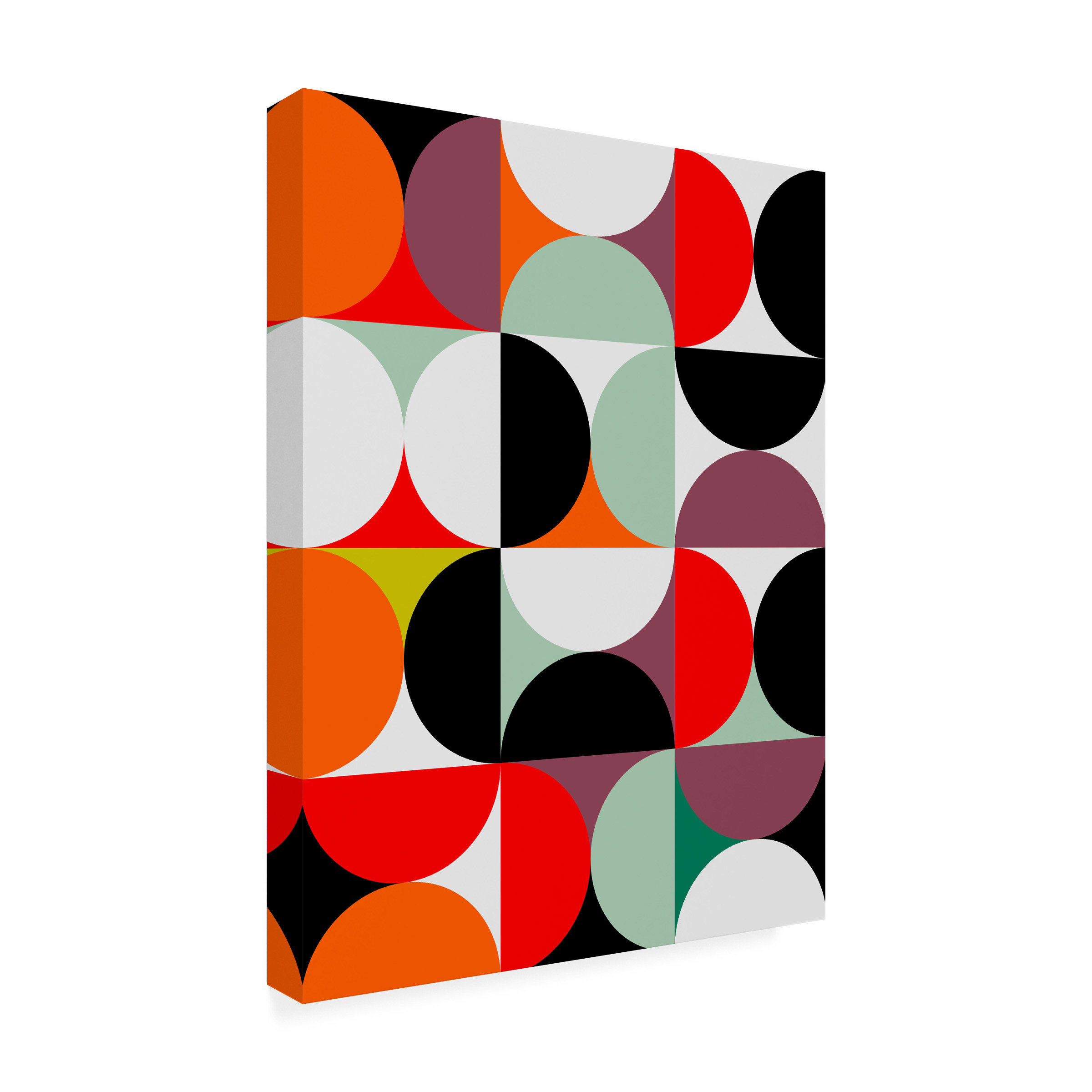 Ebern Designs Ana Rut Bre Mid Century 1 Canvas Art | Wayfair