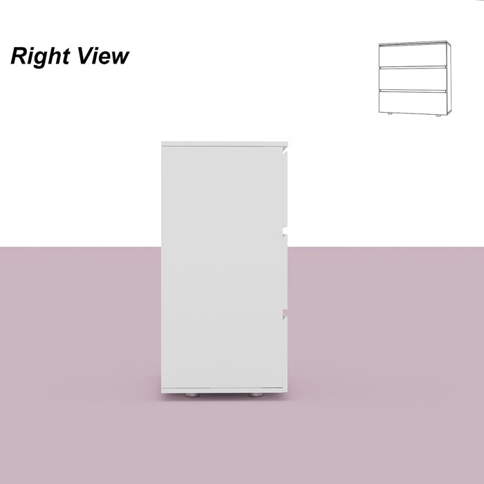 Latitude Run® 3-Drawer Chest & Reviews | Wayfair