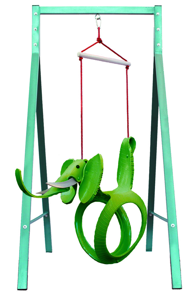 Winston Porter Skylark Plastic Animal Swing with Chains & Reviews | Wayfair