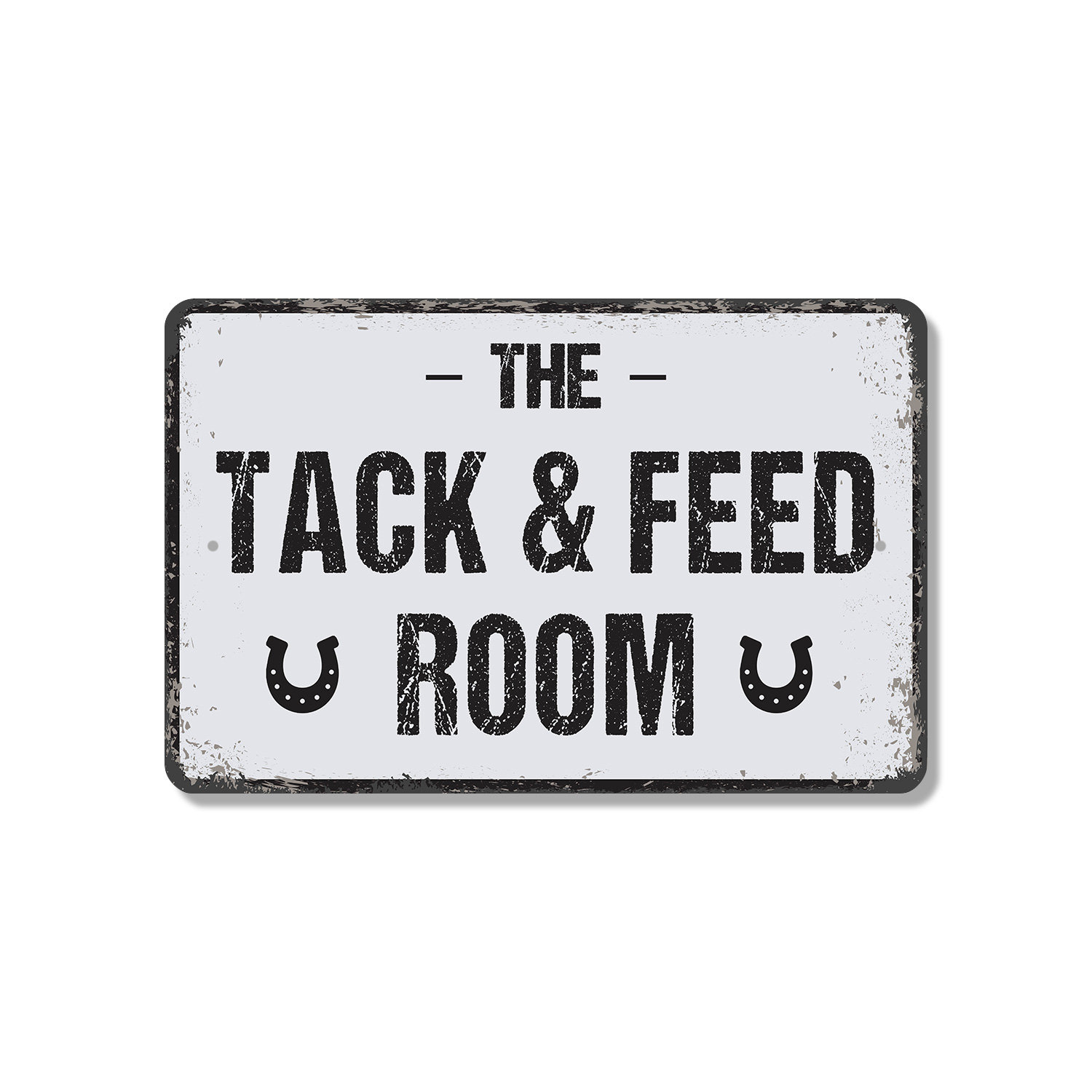 SignMission Tack And Feed Room (2 Pack) 8 Inch x 12 Inch Plastic Sign ...