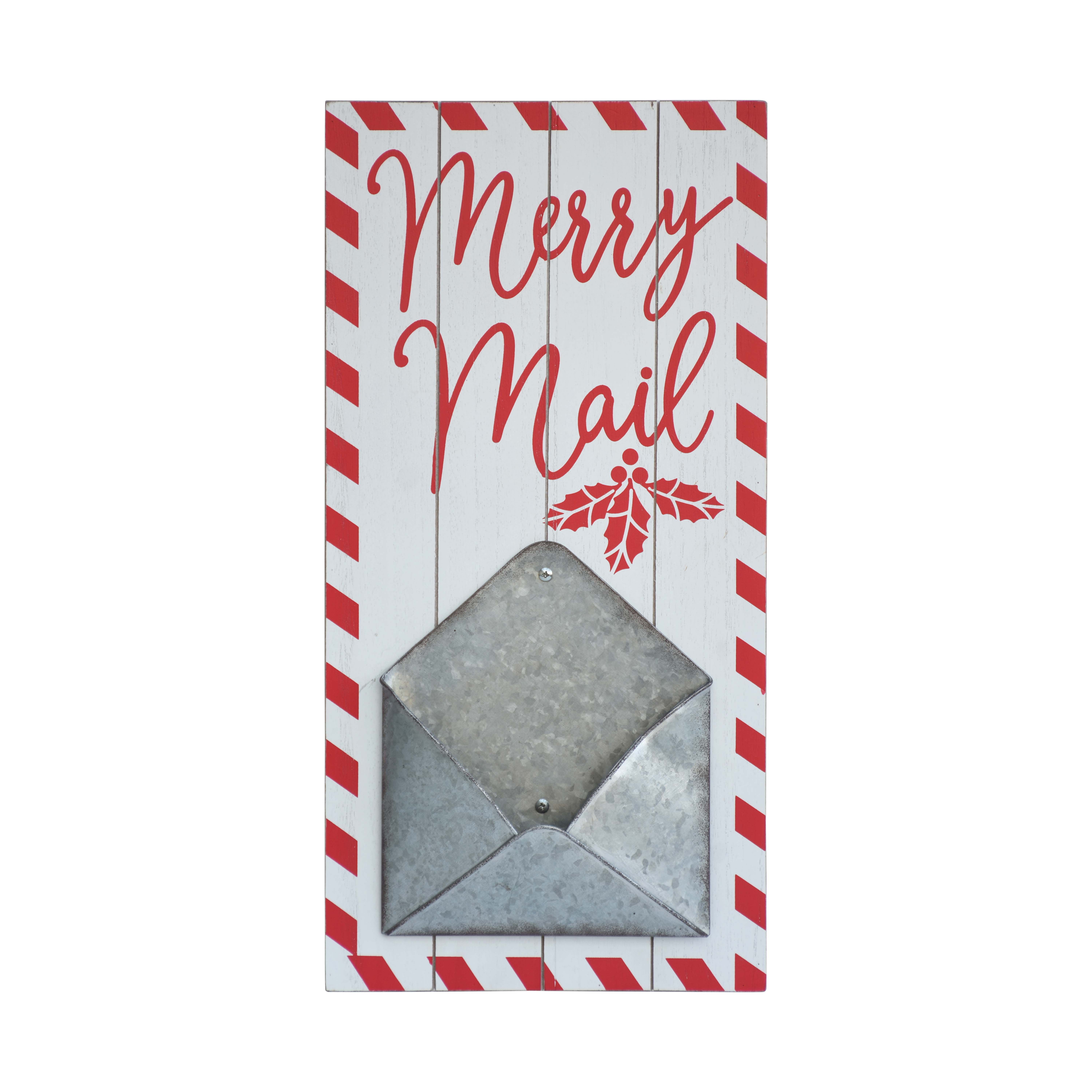 The Holiday Aisle® Merry Mail Card Holder | Wayfair