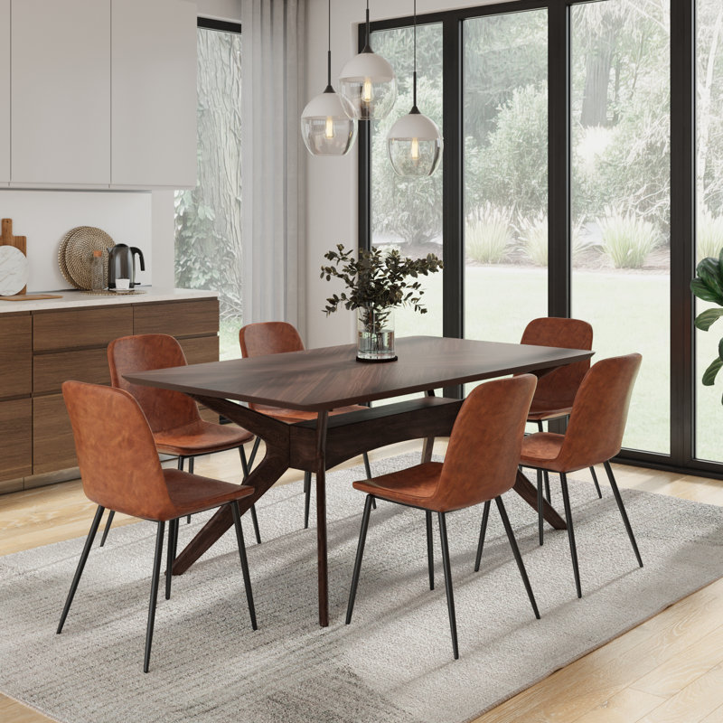 AllModern Budapest 71" Wood Dining Table & Reviews | Wayfair