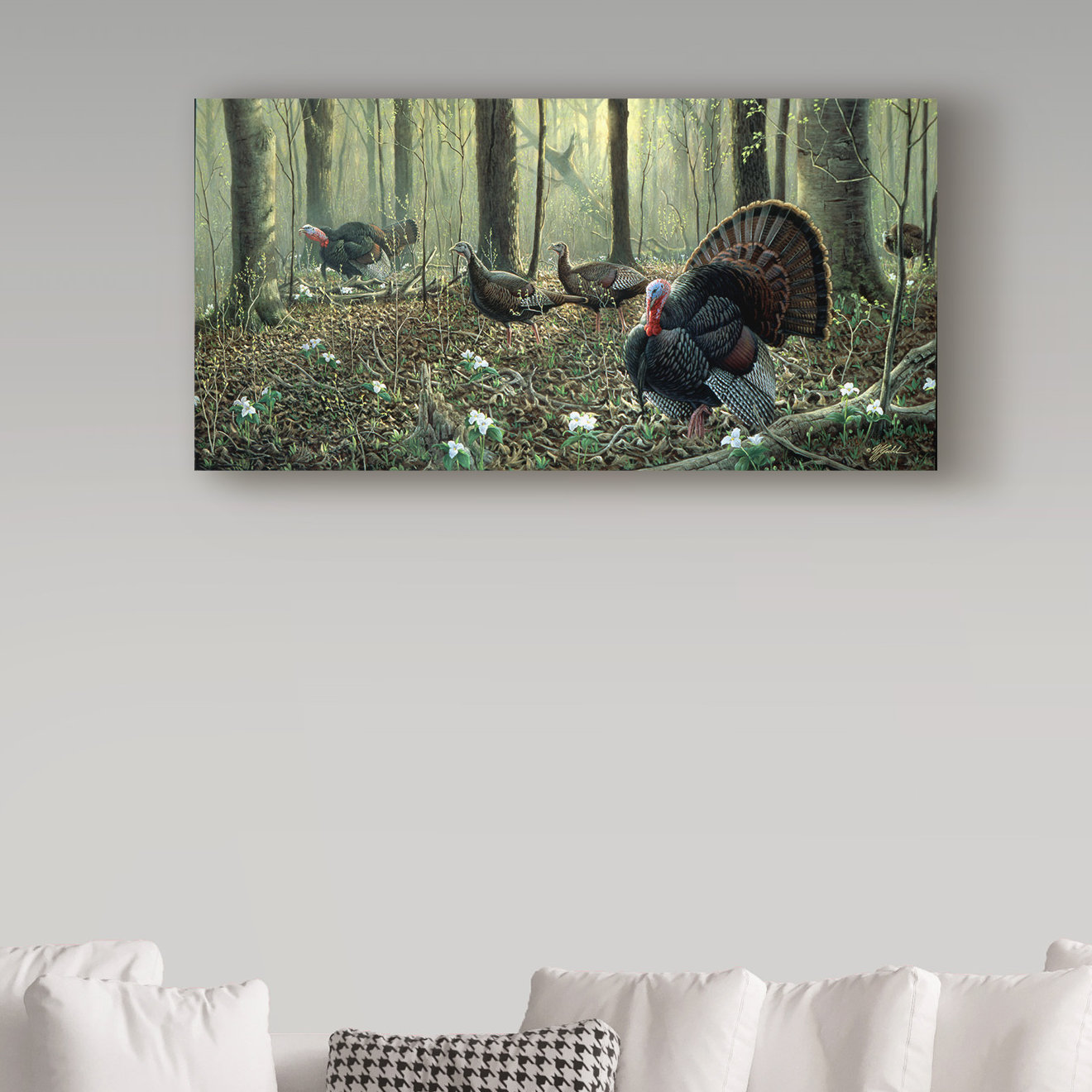 Trademark Fine Art 'Spring Display' Graphic Art Print on Wrapped Canvas ...