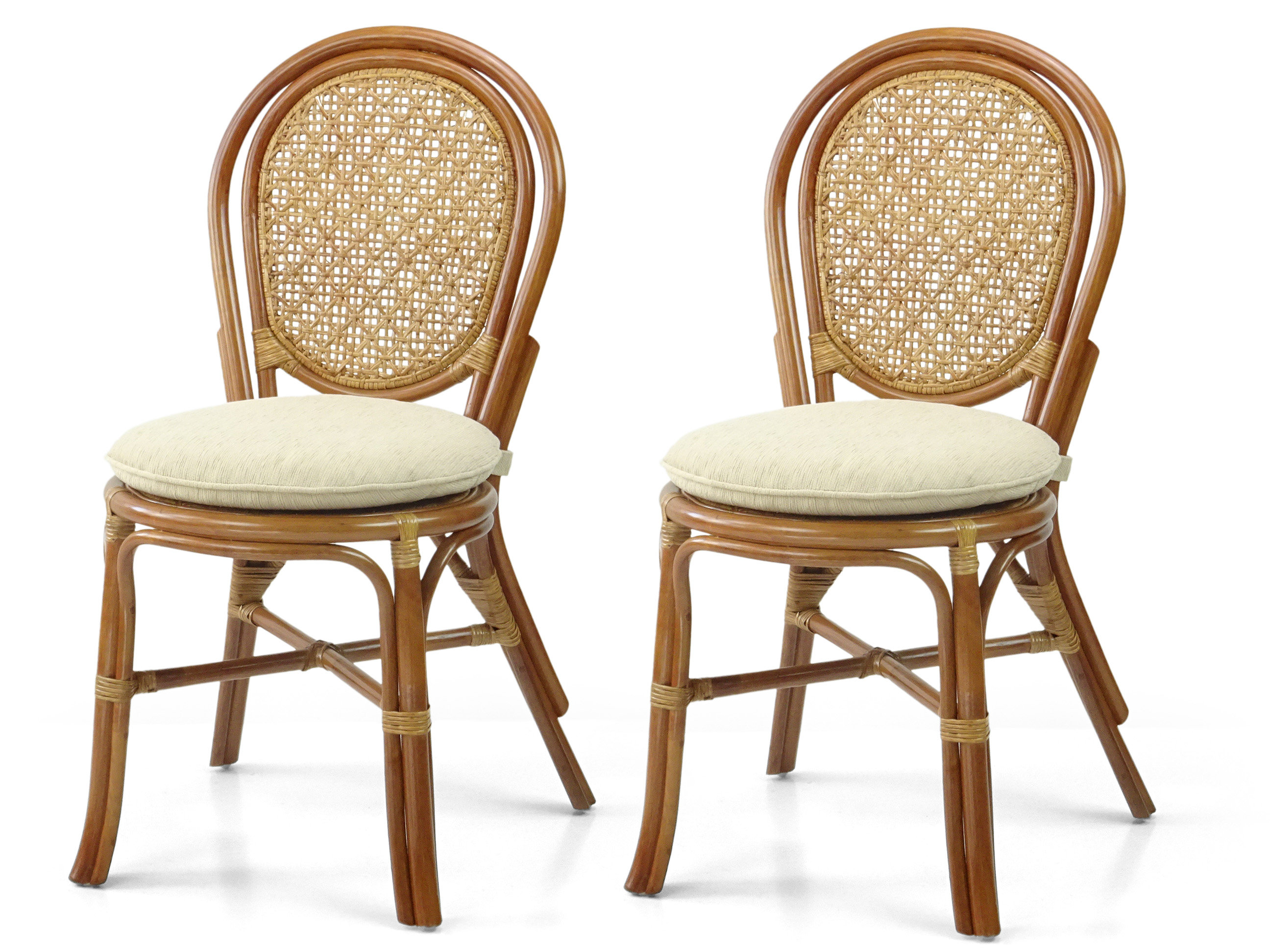 Bay Isle Home™ Chenda 2 Denver Dining Handmade Wicker Side Chair ...