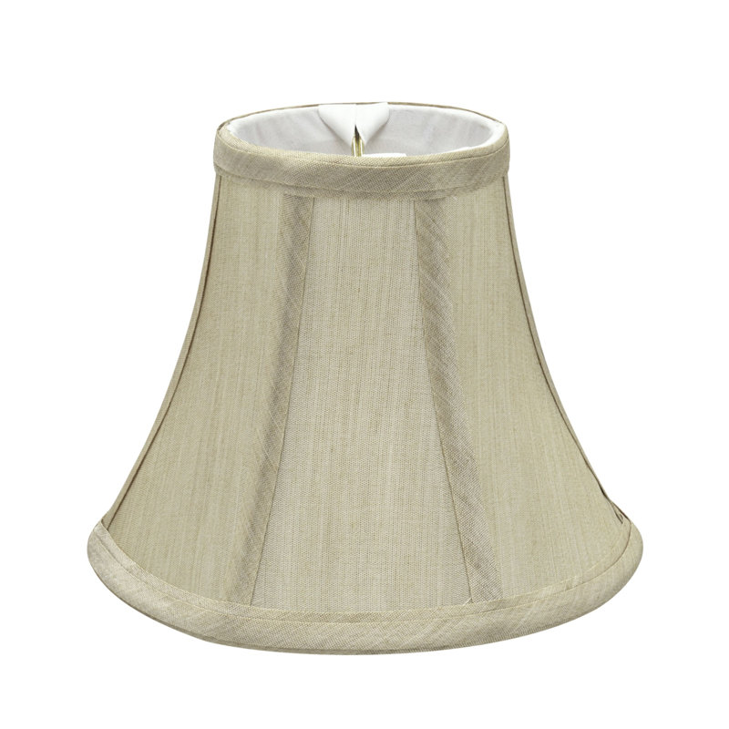 Winston Porter 5" H Faux Silk Fabric Bell Lamp Shade ( Clip On ...