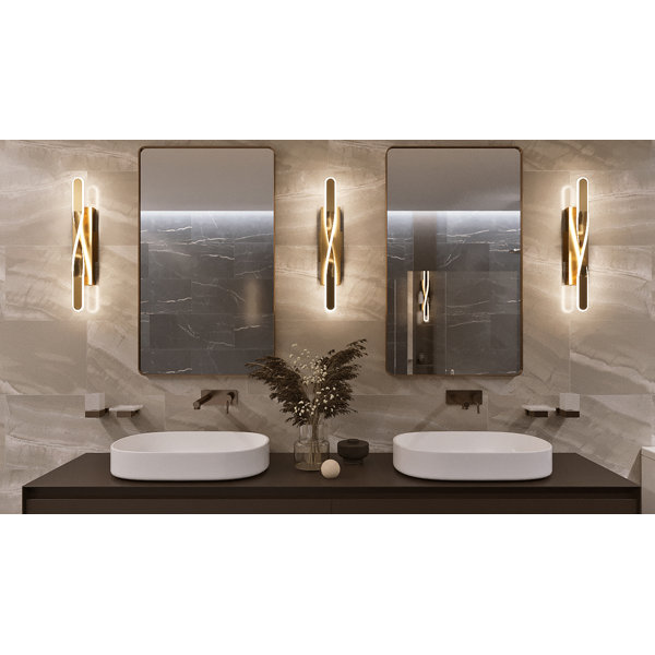 Ivy Bronx Adalberta 2 - Light Dimmable LED Bath Bar | Wayfair