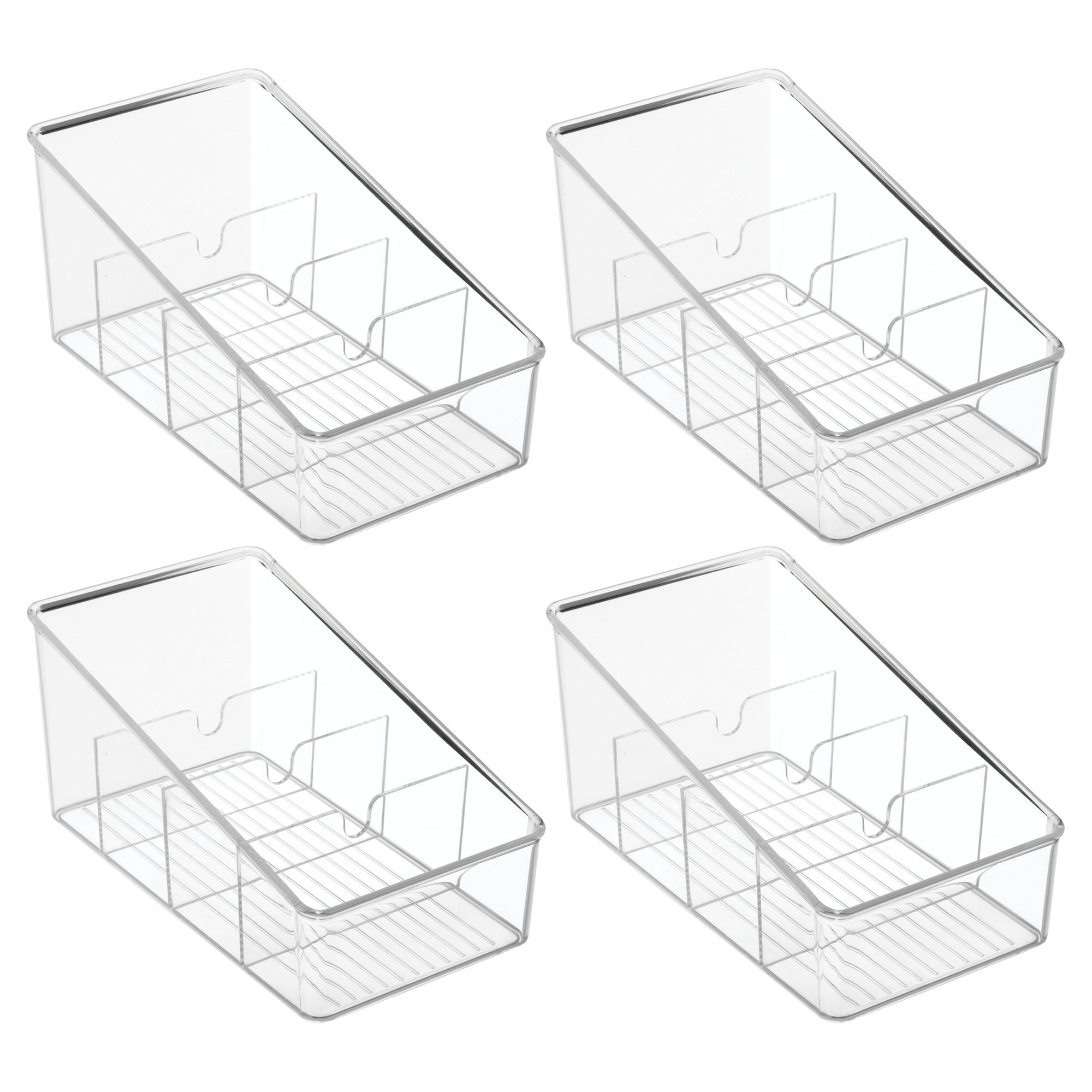 iDesign Divided Packet Organizer for Kitchen and Pantry Storage ...