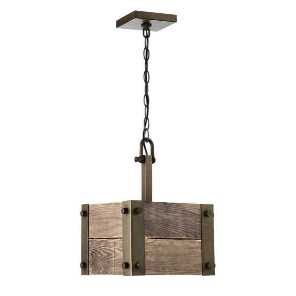 Trent Austin Design® Luminaire suspendu rectangulaire simple à 1 ...