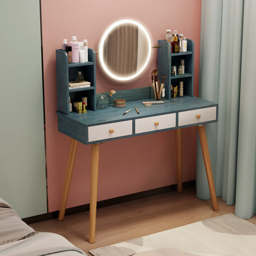 Blue Makeup Vanities You'll Love | Wayfair