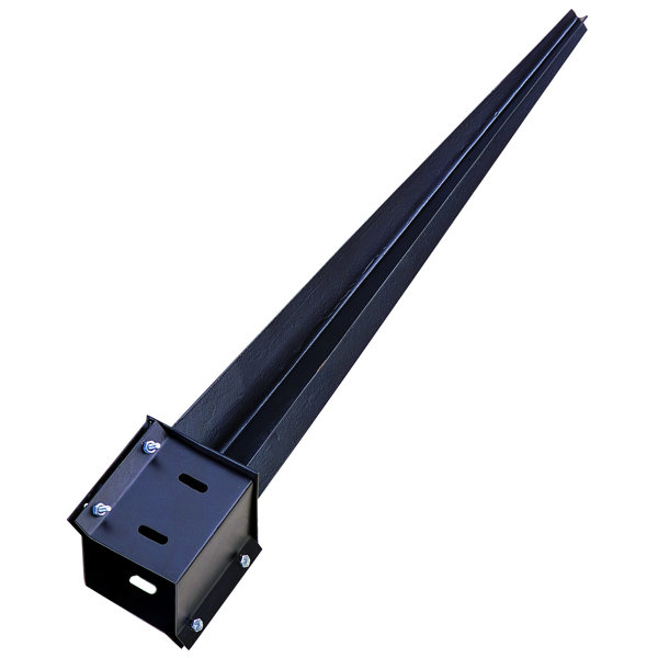 Forest Garden Brown Metal Line Post for Posts | Wayfair.co.uk