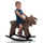 Happy Trails Plush Max Moose Rocker & Reviews | Wayfair