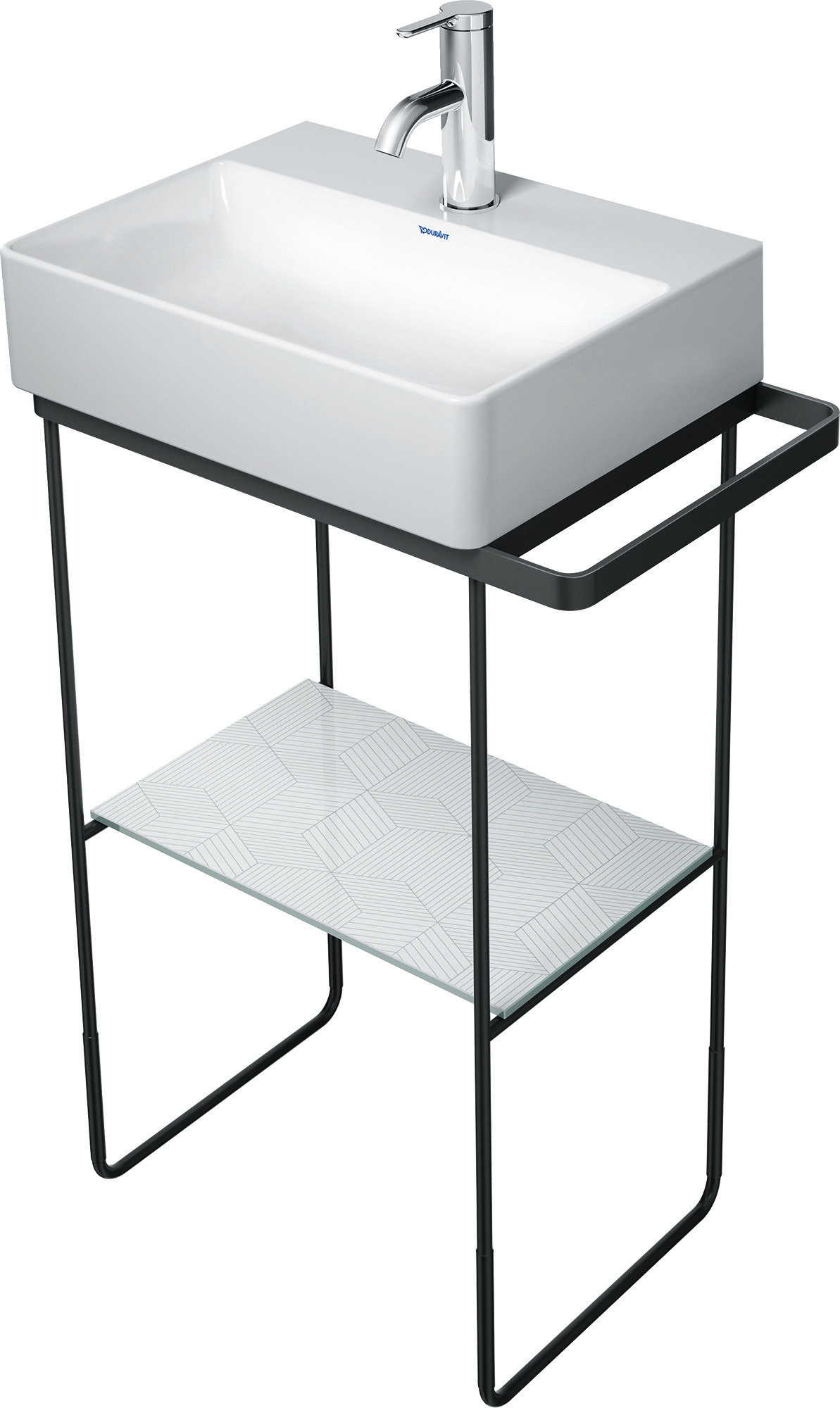 Duravit Base de meuble-lavabo simple 20,25 po DuraS Square seulement en ...