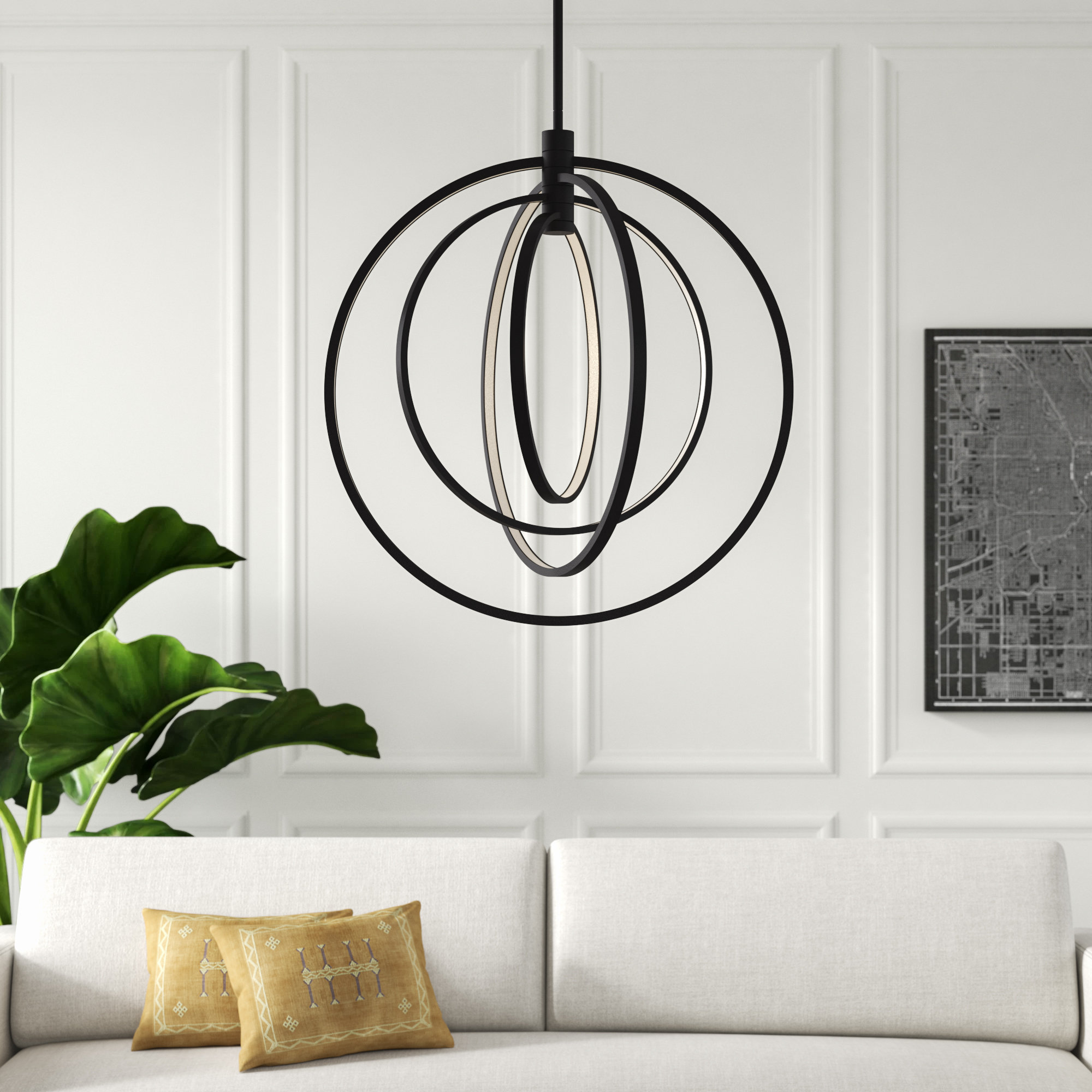 Corrigan Studio Savayah 4 - Light Sphere Globe LED Chandelier & Reviews ...