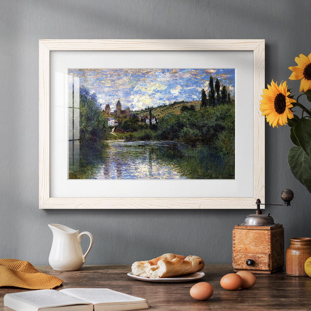 Vault W Artwork View Of Vetheuil, 1880 Framed On Paper Print - Wayfair ...