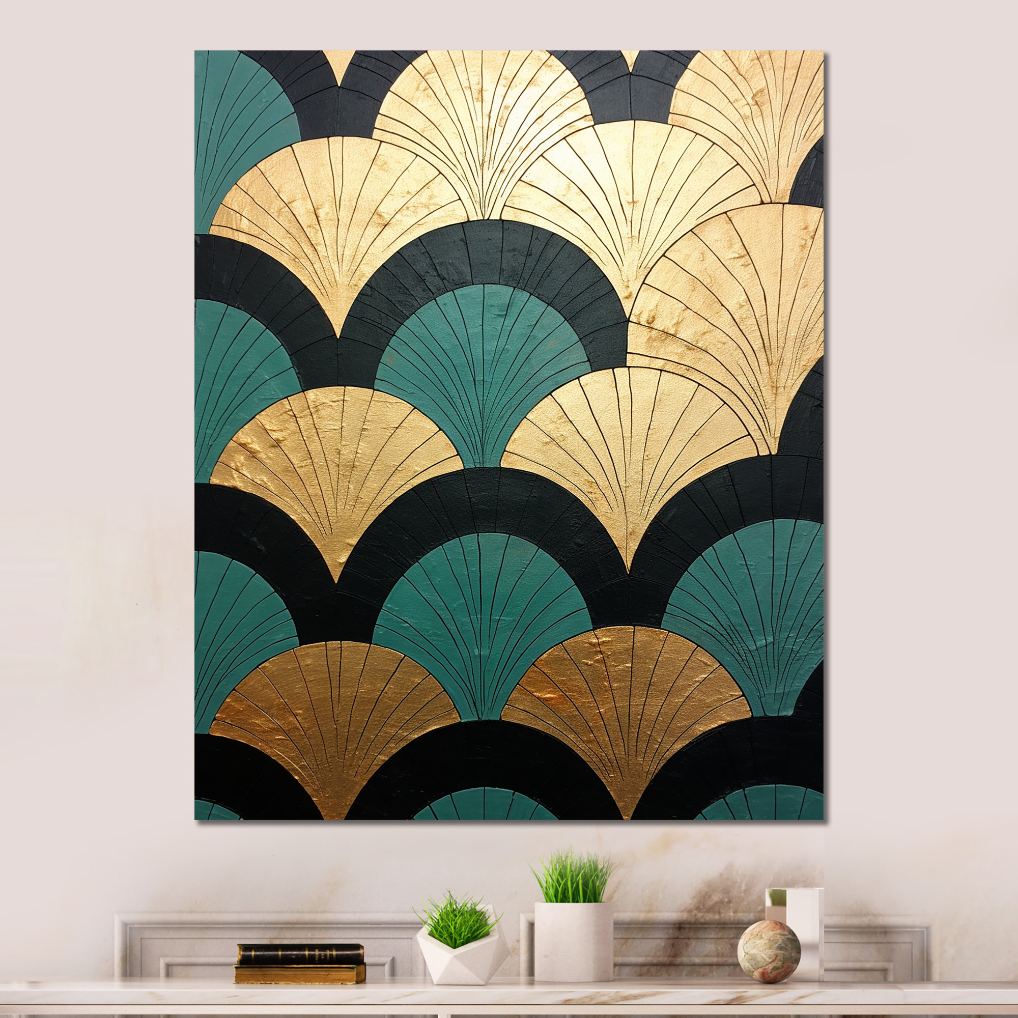 Mercer41 - Abstract Shapes Metal Wall Print - Wayfair Canada