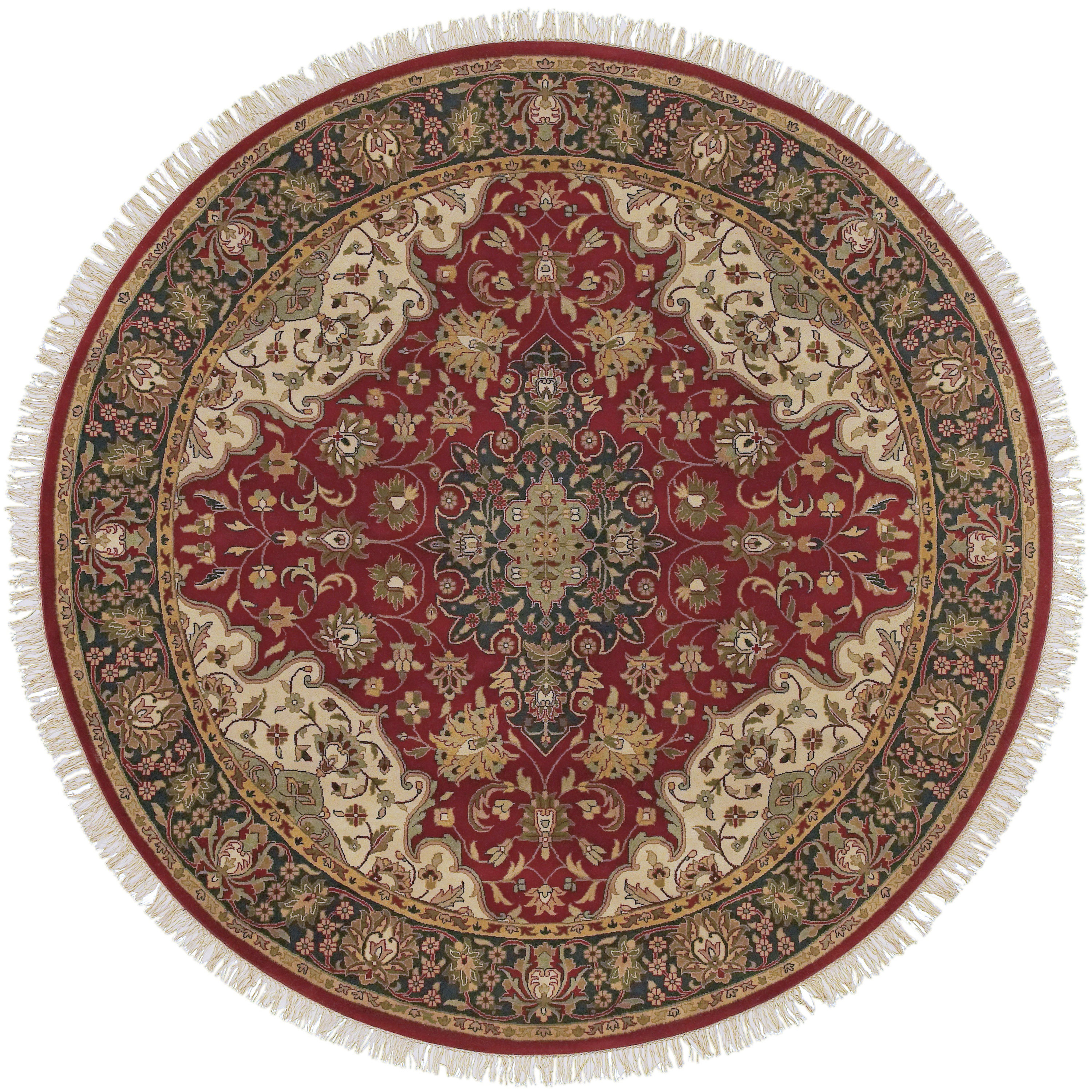 Canora Grey Tashaya Hand Knotted Wool Rug | Wayfair