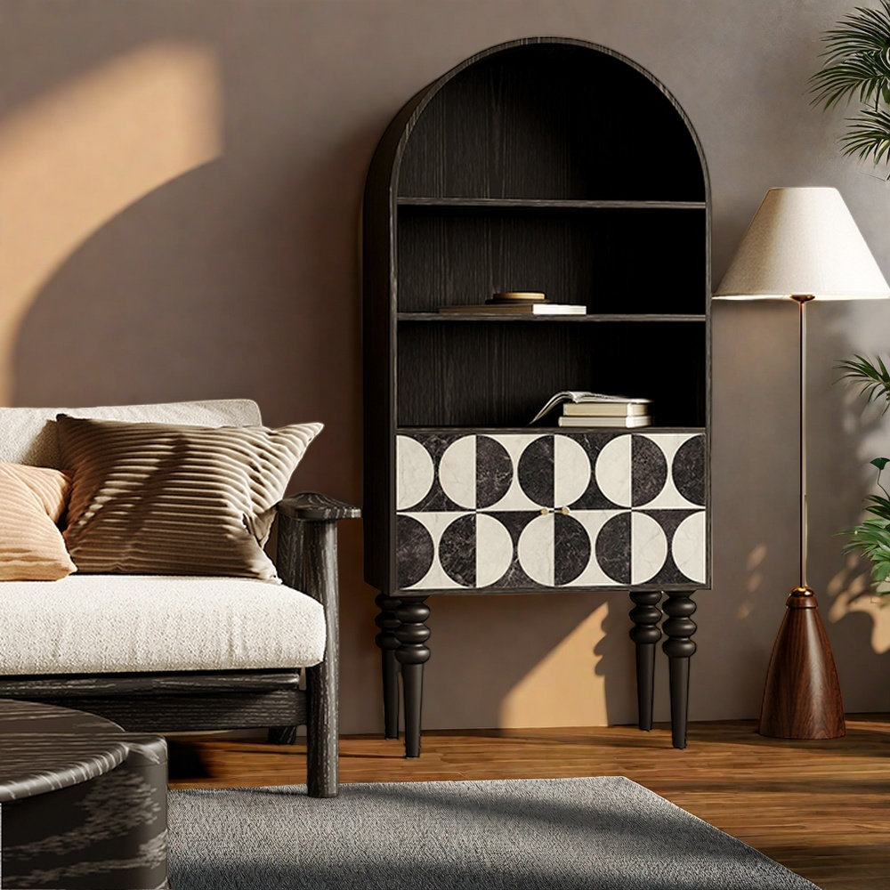 Kaoloupin Medieval style bookcase | Wayfair