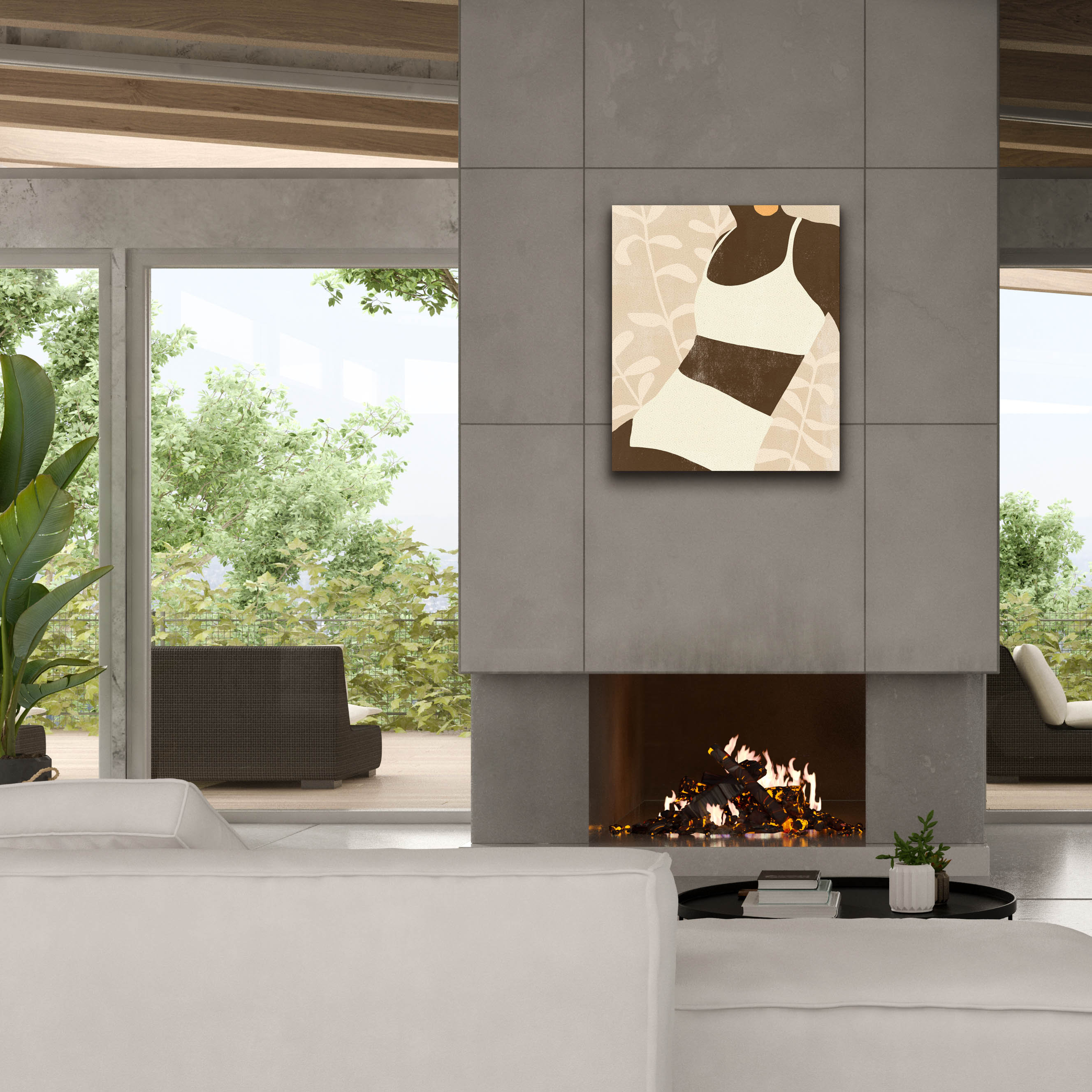 Beachcrest Home™ Sunbathers 2' by Emma Scarvey Canvas Wall Art | Wayfair