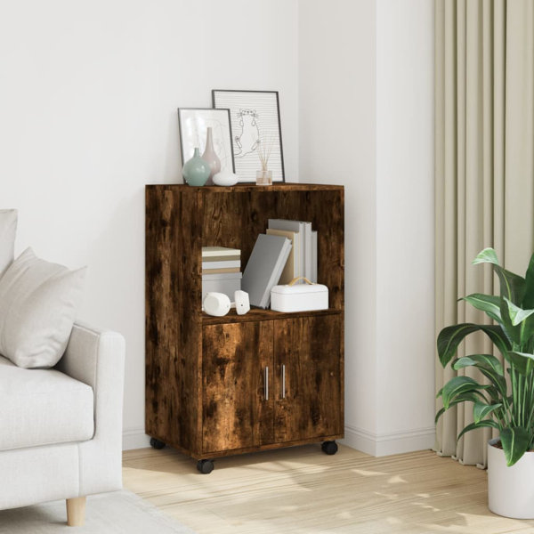 17 Stories Rolling Cabinet 55X40x91 Cm Engineered Wood | Wayfair.co.uk