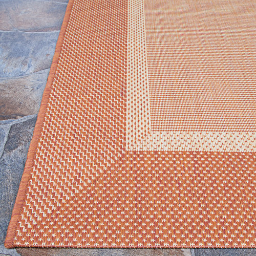 8' x 10' Orange Outdoor Rugs You'll Love | Wayfair