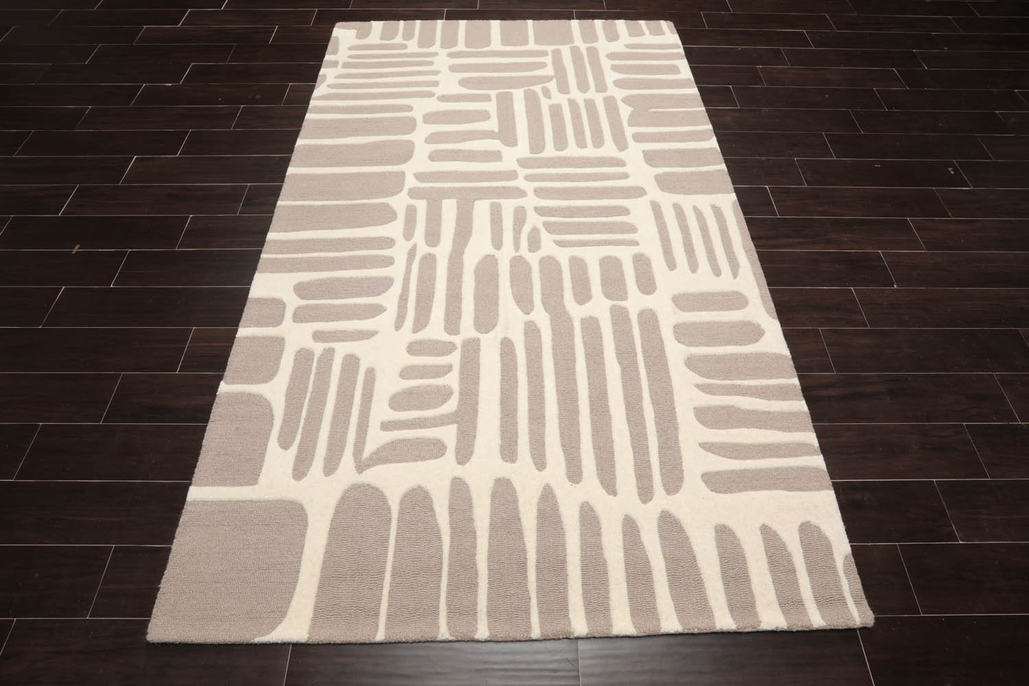 Orren Ellis Jahliyah Abstract Hand Tufted Rectangle 5' x 8' Wool Area ...