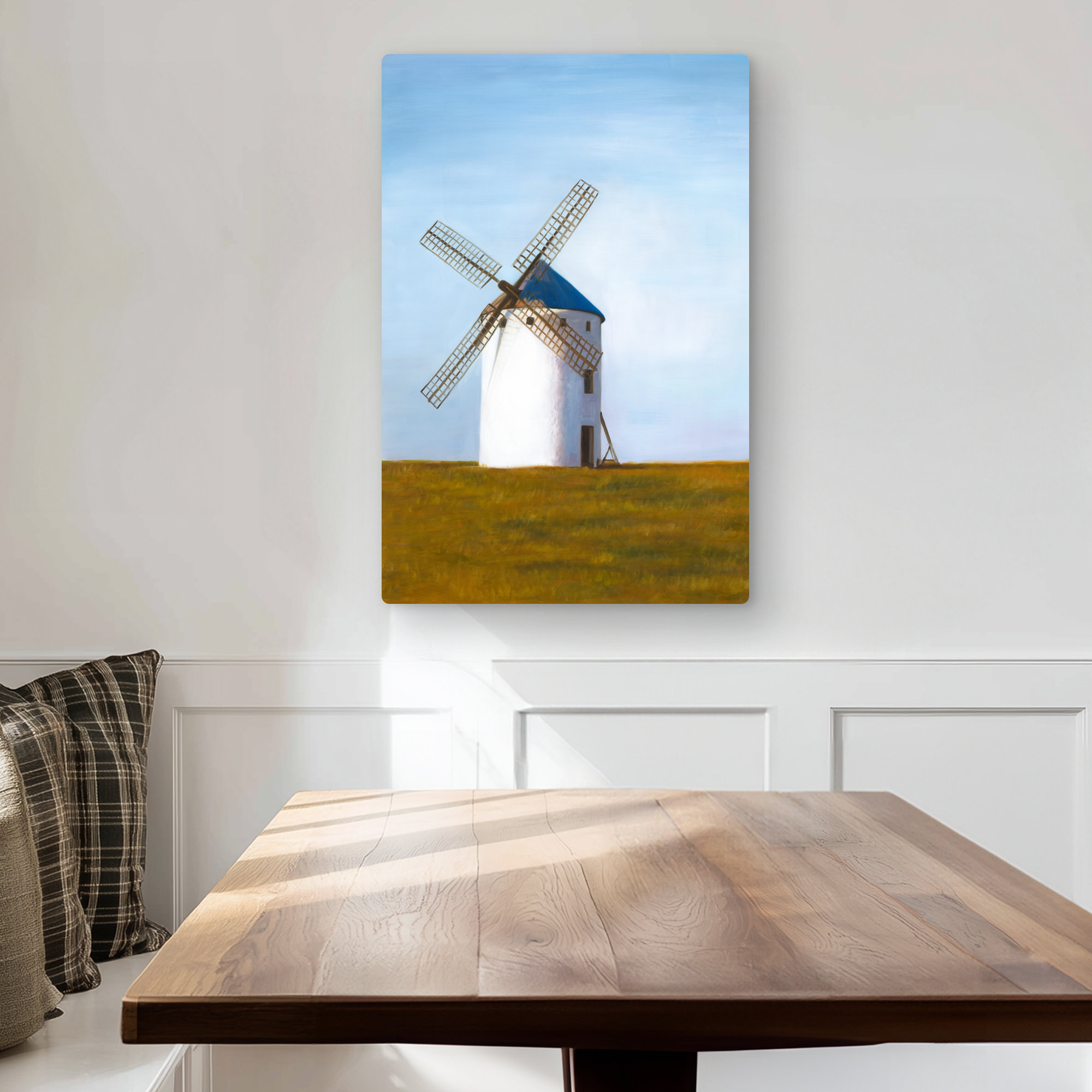 Begin Edition International Inc. Big Windmill - White Office Metal ...