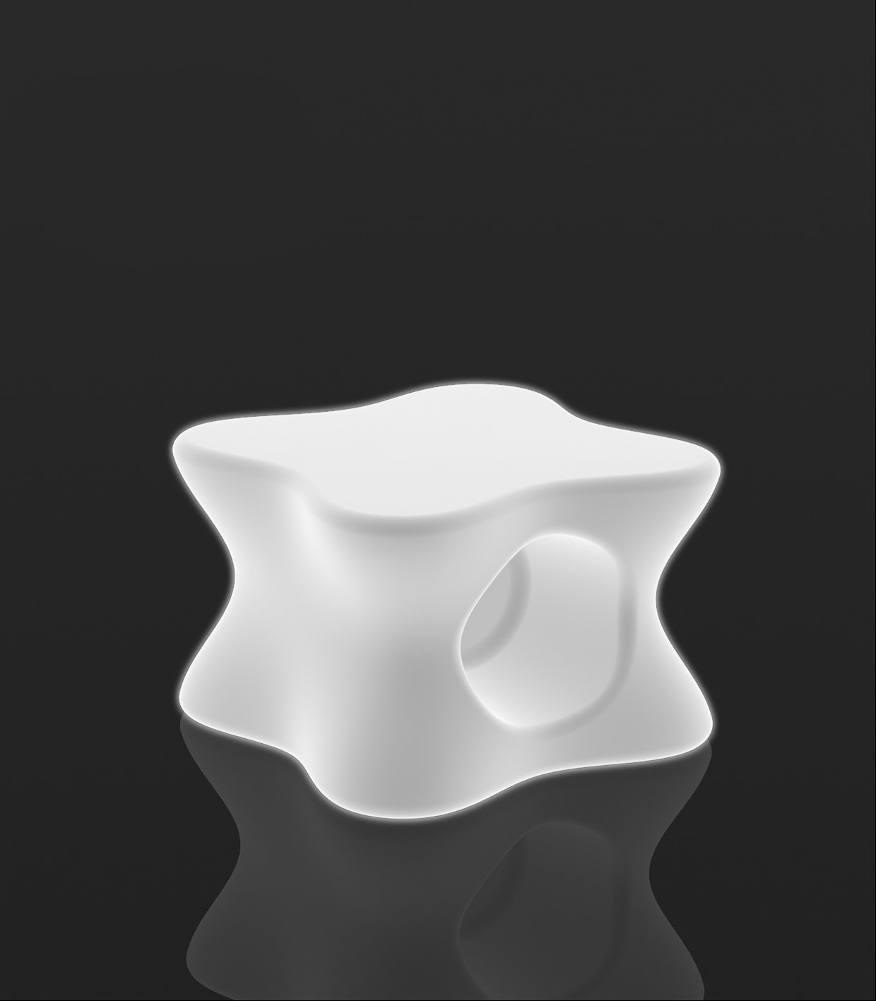 Vondom Doux Plastic Coffee Table - Wayfair Canada