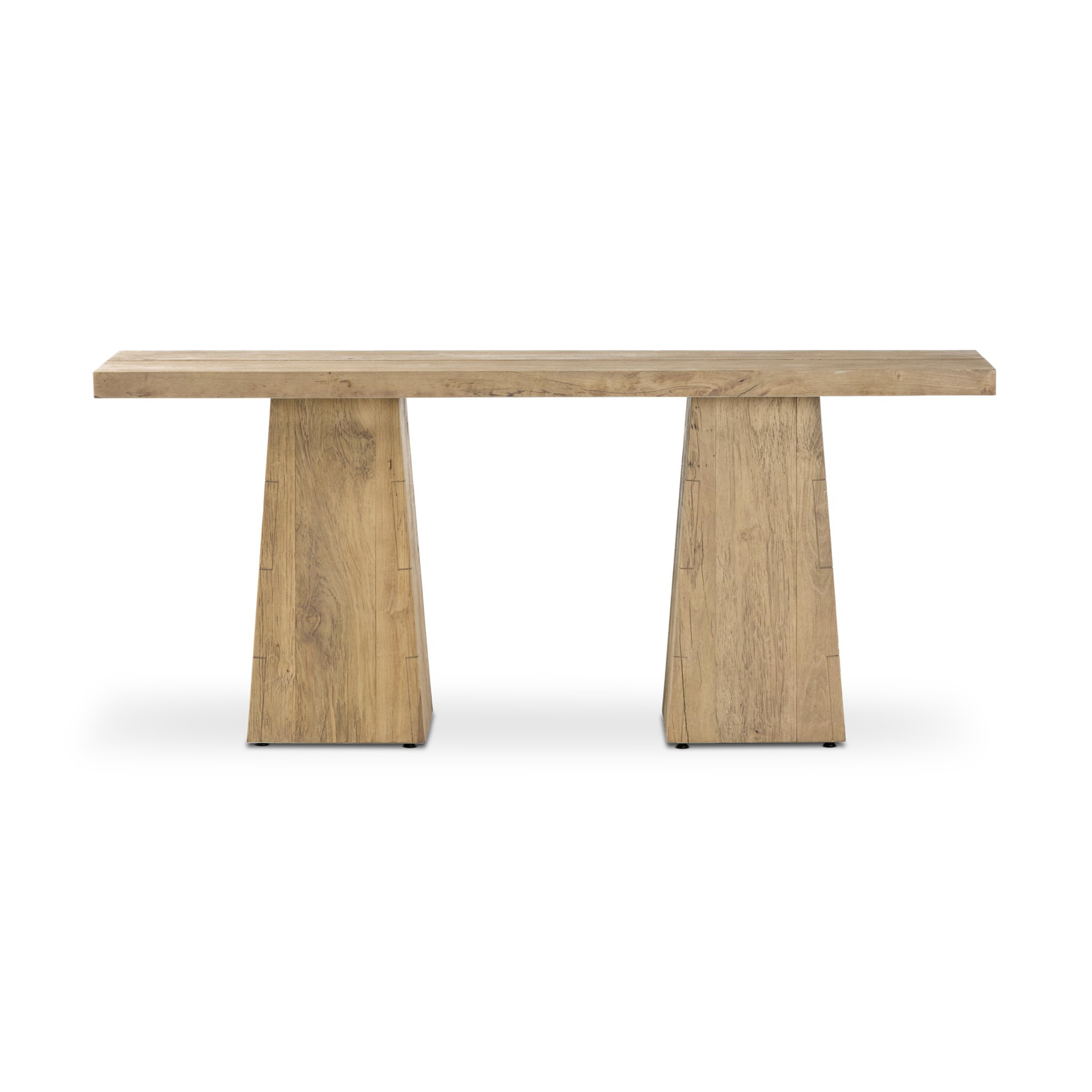 Orren Ellis Atlas Console Table- 70"-Bleached Alder | Wayfair
