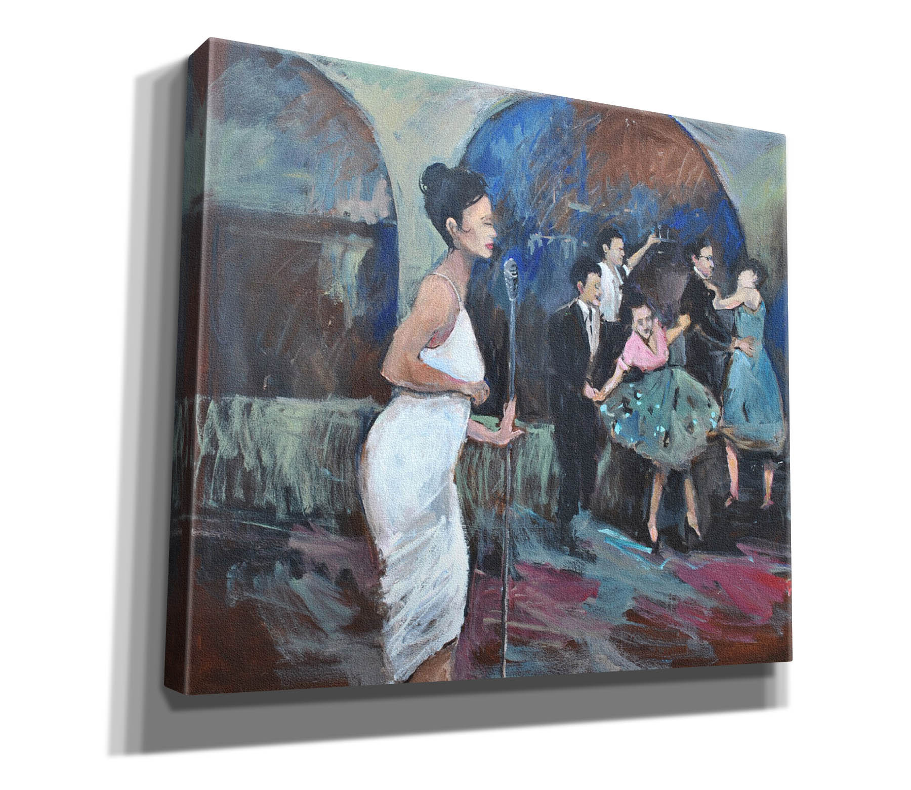 Winston Porter 'Singing The Blues' by Jadei Graphics Canvas Wall Art ...