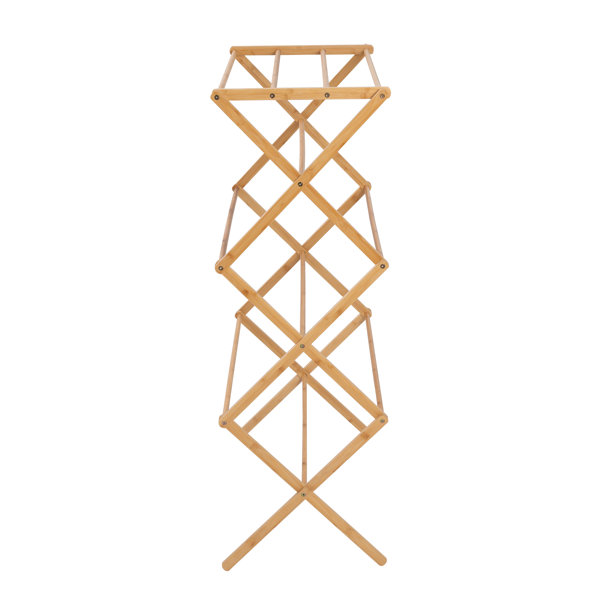 Latitude Run® Bamboo Collapsible Drying Rack | Wayfair