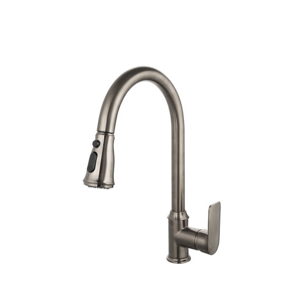 Unique CROMATICA Pull Down Kitchen Faucet | Wayfair