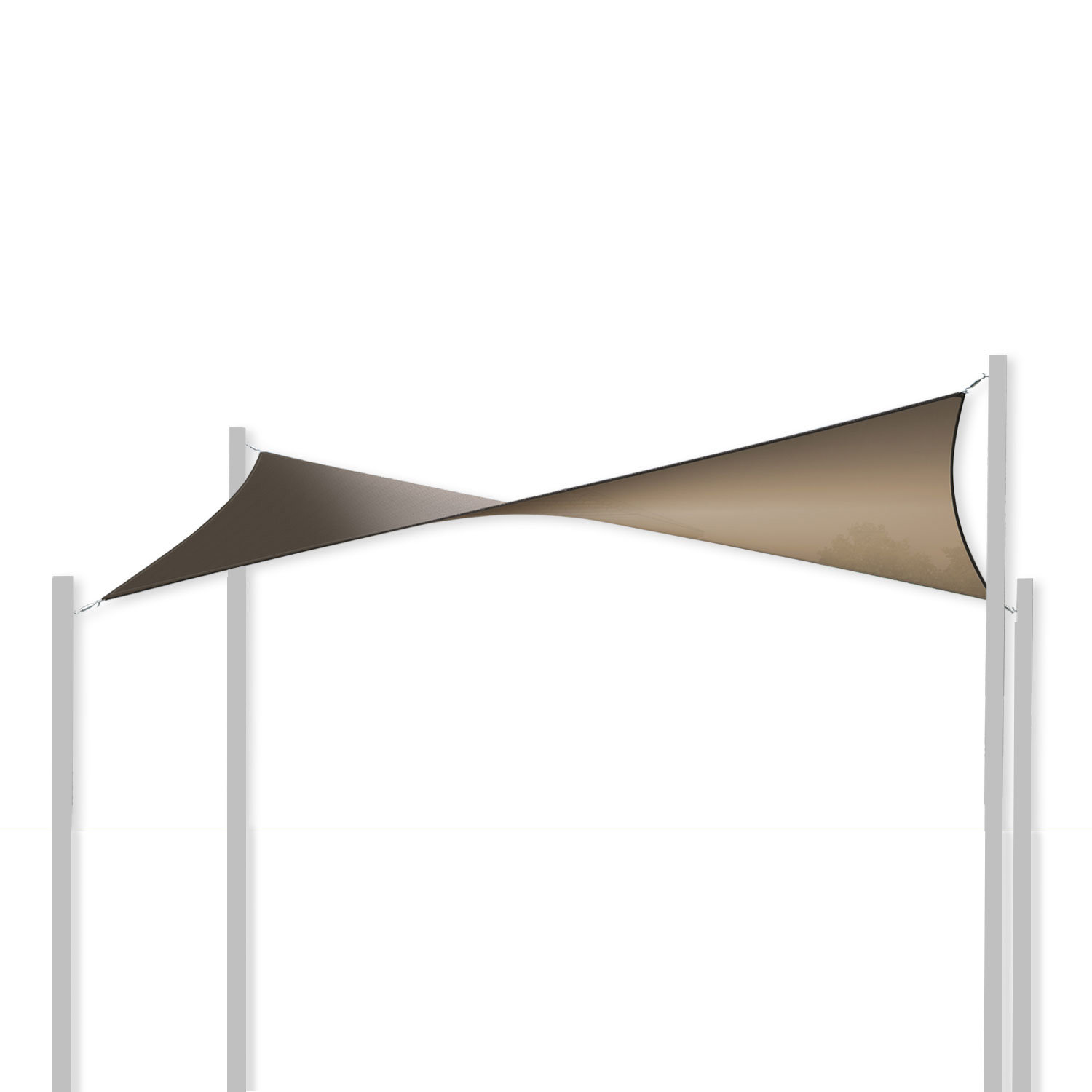 Coolaroo Dual 8' x 12' Rectangle Shade Sail & Reviews | Wayfair