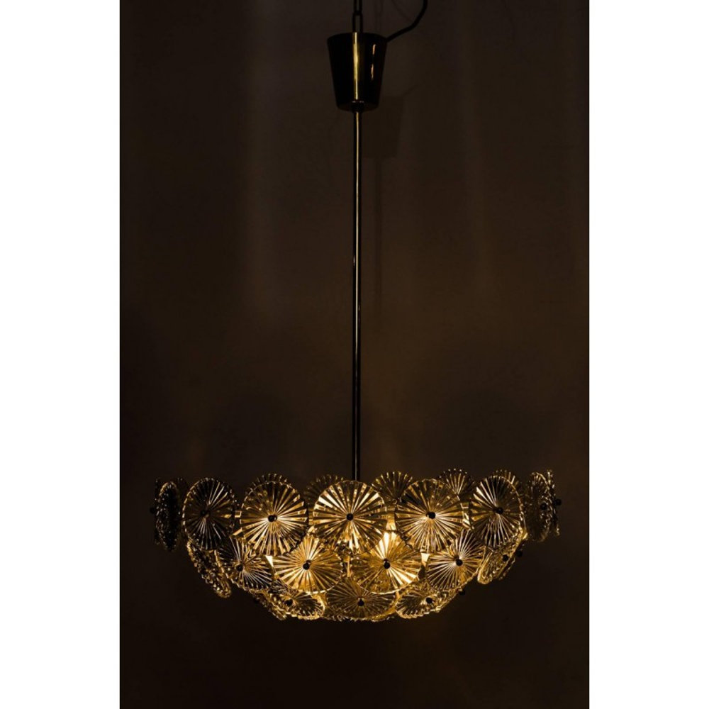 ALAN MIZRAHI LIGHTING Murana 12 - Light Brass Empire Chandelier ...