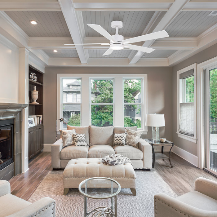 East Grove Home Bali Smart 5-Blade 52in Ceiling Fan 2700K-6000K CCT ...