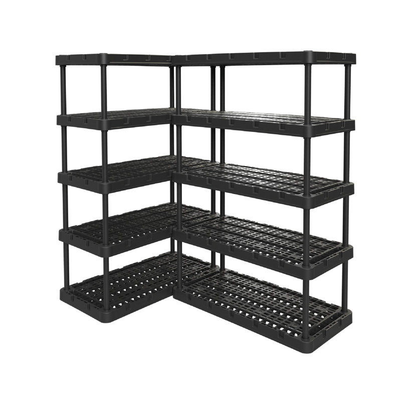Gracious Living Storage Knect A Shelf Light Duty Fixed Storage 3 Shelf ...