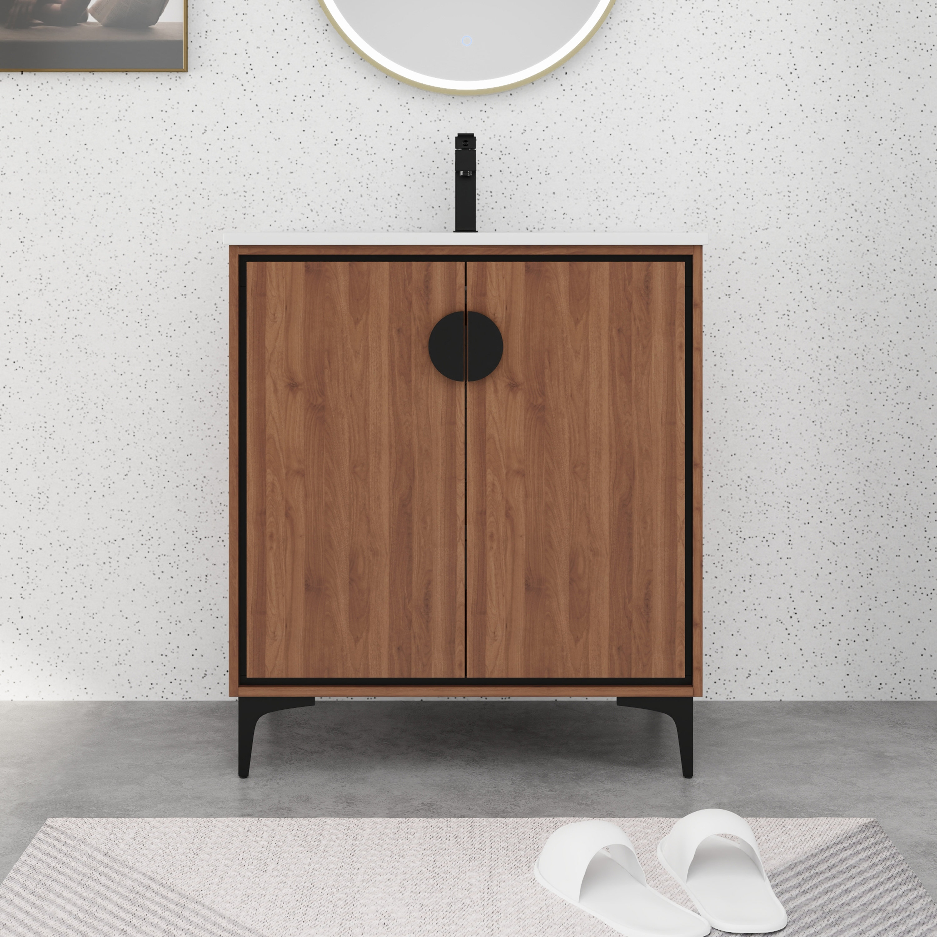 Millwood Pines Detavious 30 Single Bathroom Vanity with Top | Wayfair