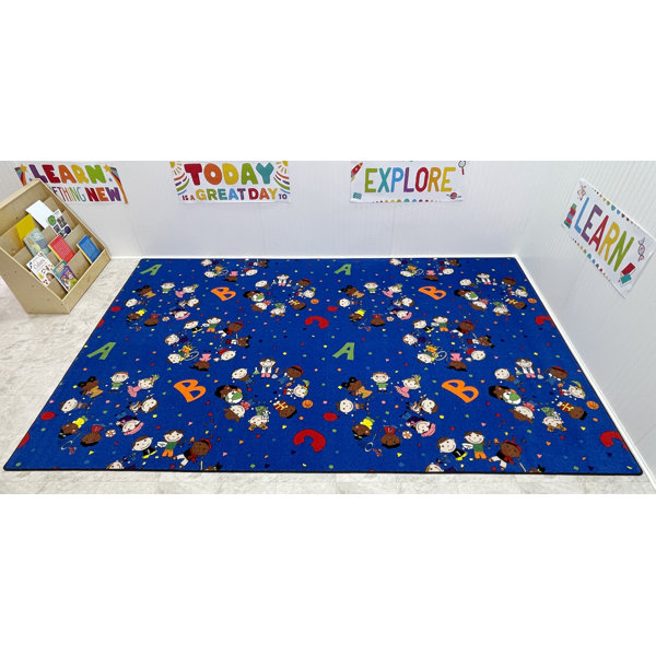 Kid Carpet We're all Friends Classroom Rug | Wayfair