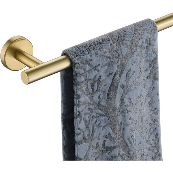 COAHAHA Brushed Gold Stainless Steel Towel Bar, 20.5" Length, Rust ...