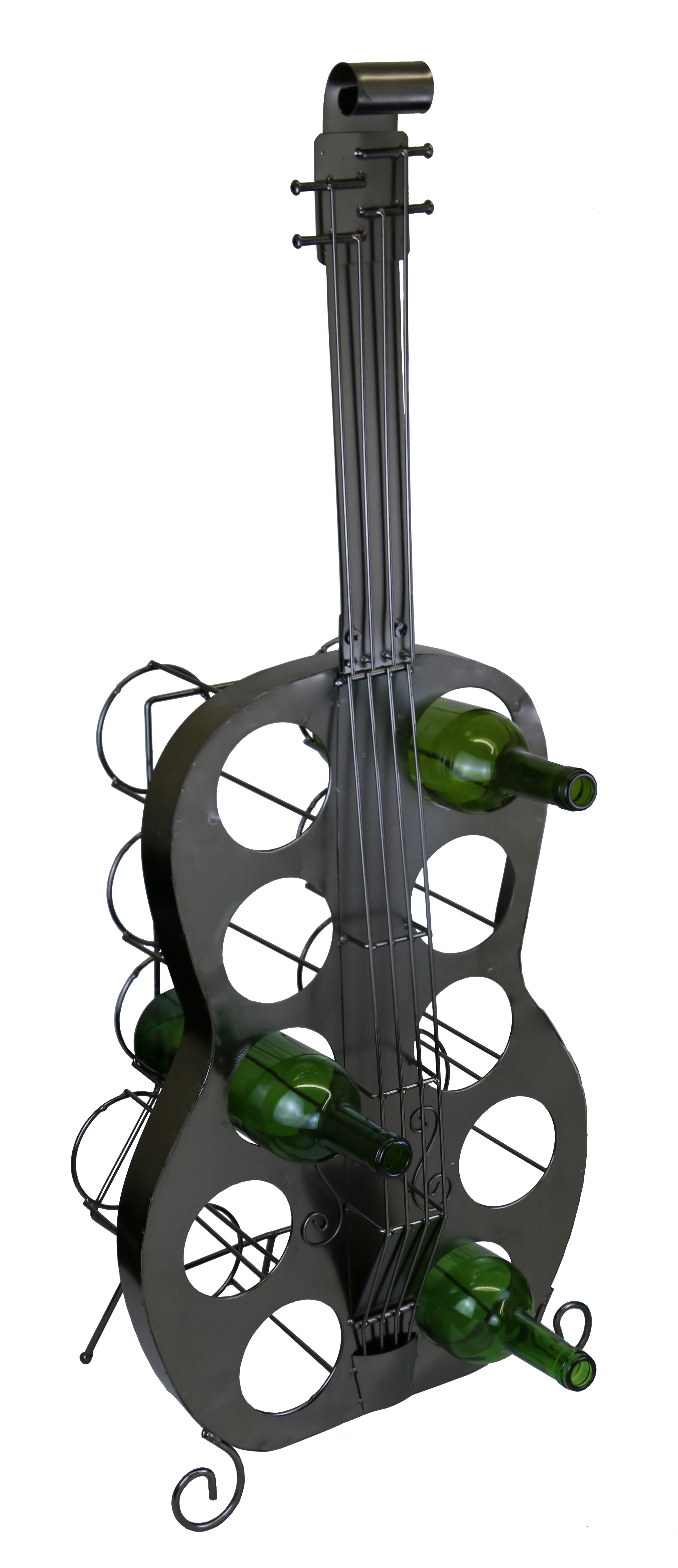 Wine Bodies Guitar 10 Bottle Floor Wine Bottle Rack | Wayfair