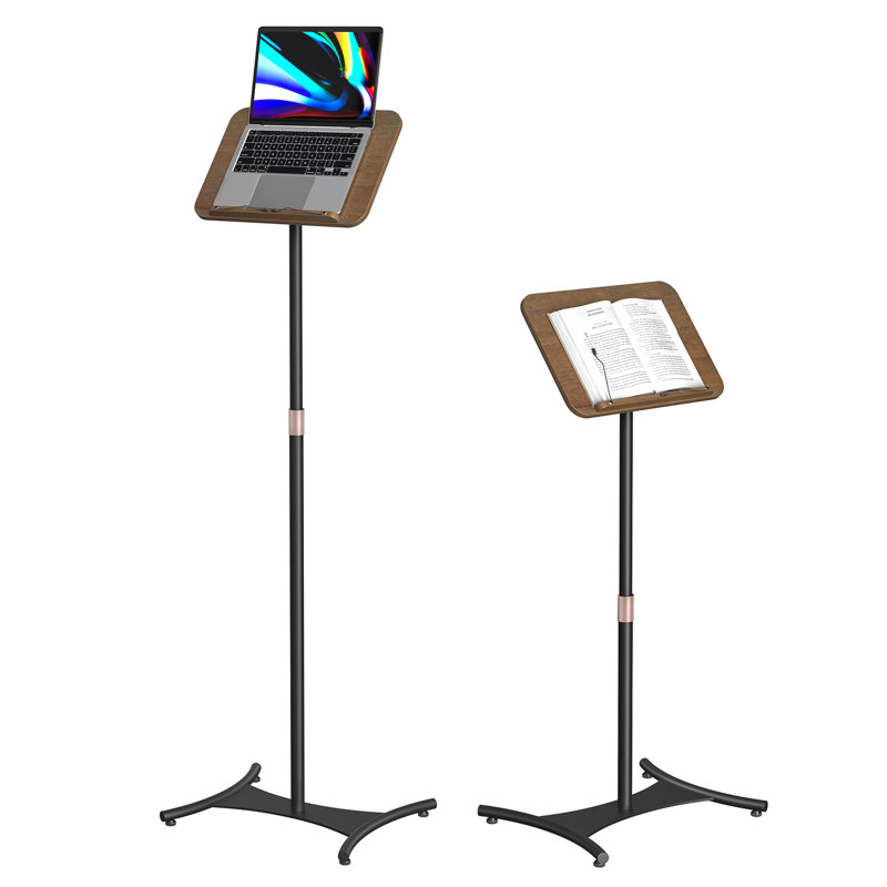Anmytek Book Stand For Reading Adjustable Height And Angle Handsfree ...