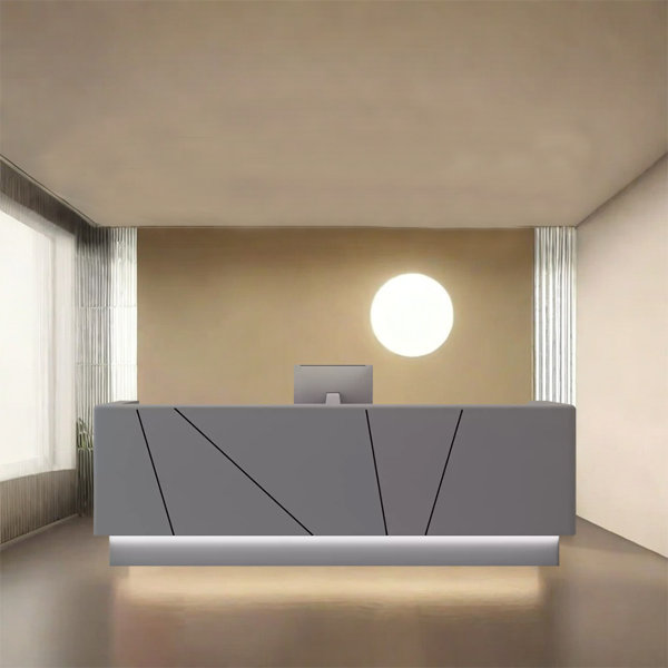 Artistic Soul XKX Premium Furniture Rectangular Modern Front Desk ...