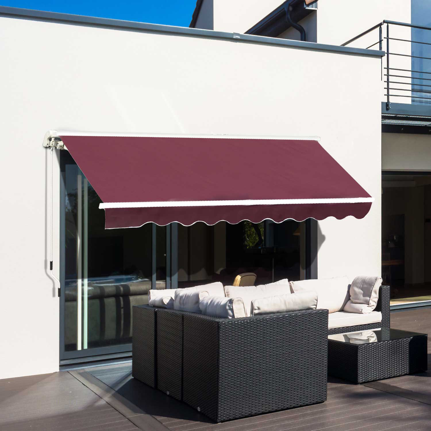 Dakota Fields Wade W 3m x D 2.5m Patio Awning & Reviews | Wayfair.co.uk