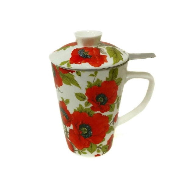 August Grove Poppy Coffee Mug Set | Wayfair