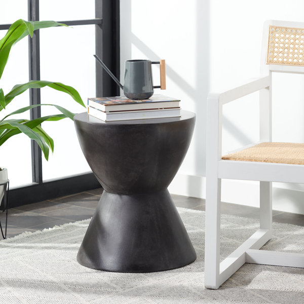 Joss & Main Daima Concrete Abstract End Table & Reviews | Wayfair