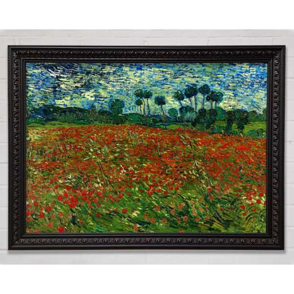 Rosalind Wheeler Poppy Field by Vincent Van Gogh - Single Picture Frame ...