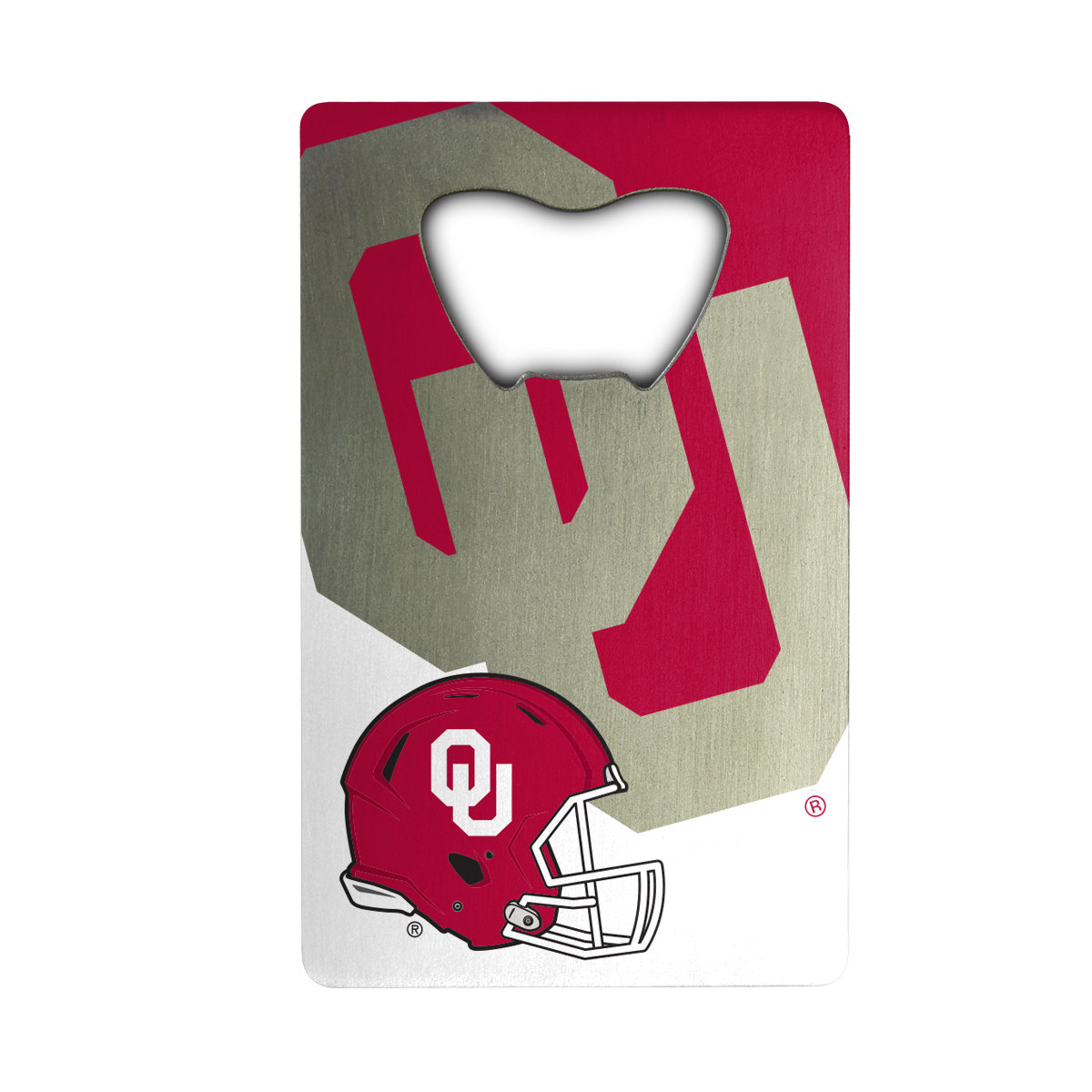 FANMATS 62585 Oklahoma Sooners Credit Card Style Bottle Opener - 2” x 3 ...