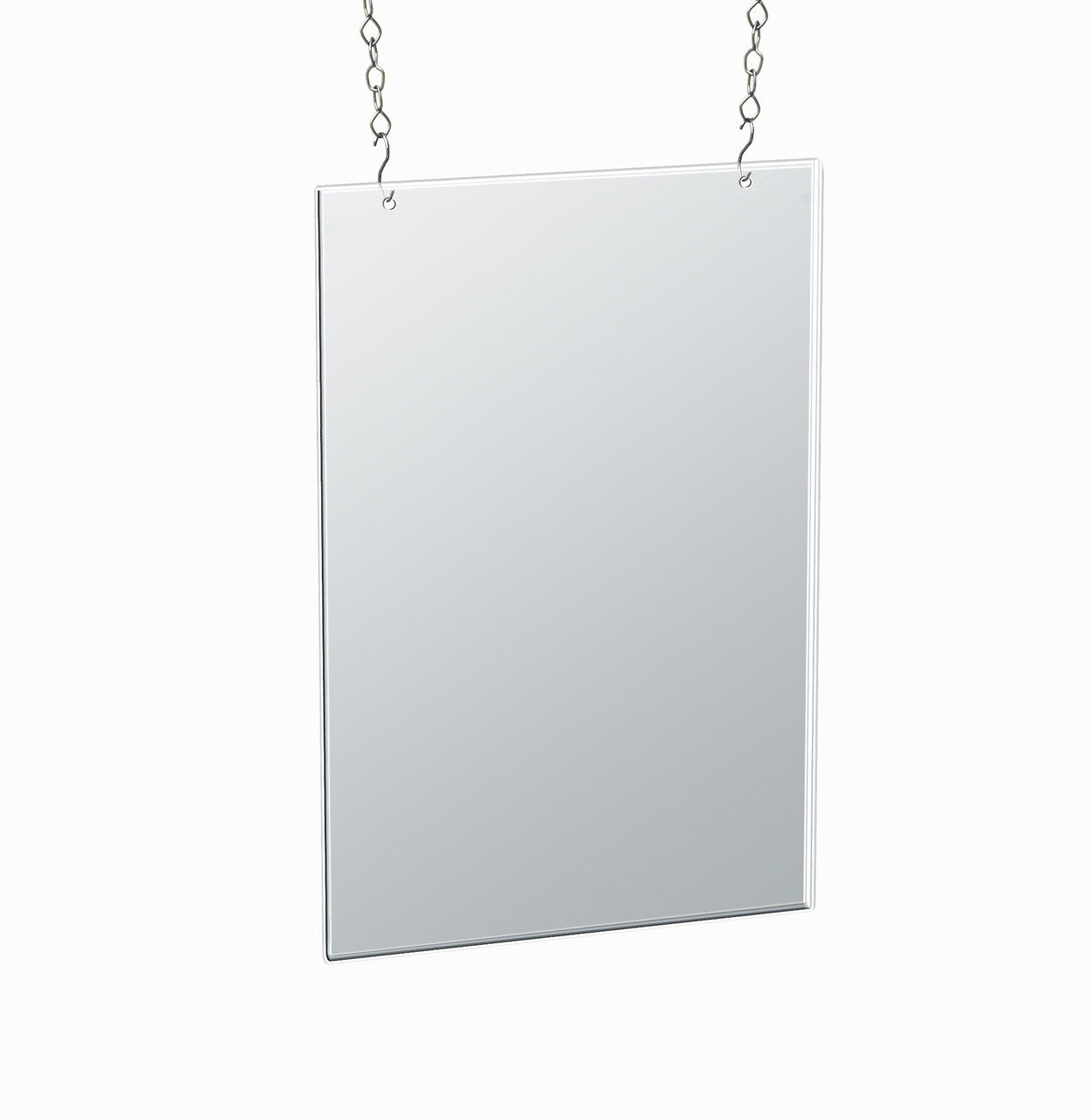 Azar Displays Clear Acrylic Hanging Ceiling Poster Frame 11" Wide X 17 ...